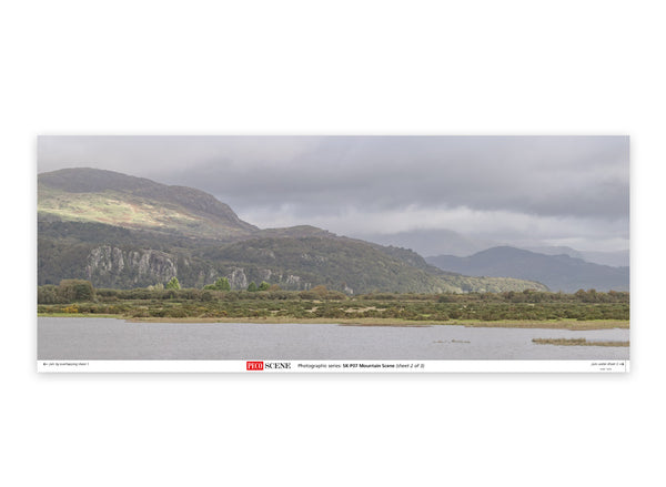 Mountain Range Photographic Backscene (3 Sheets) – PECO